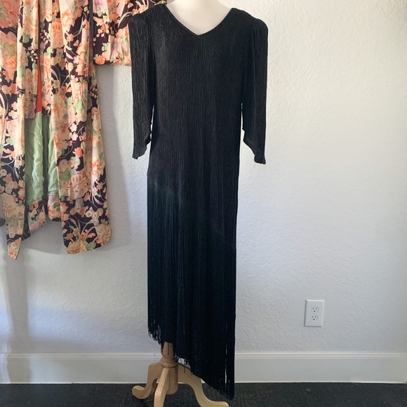 Vintage | Dresses | 8s Fringe Dress | Poshmark
